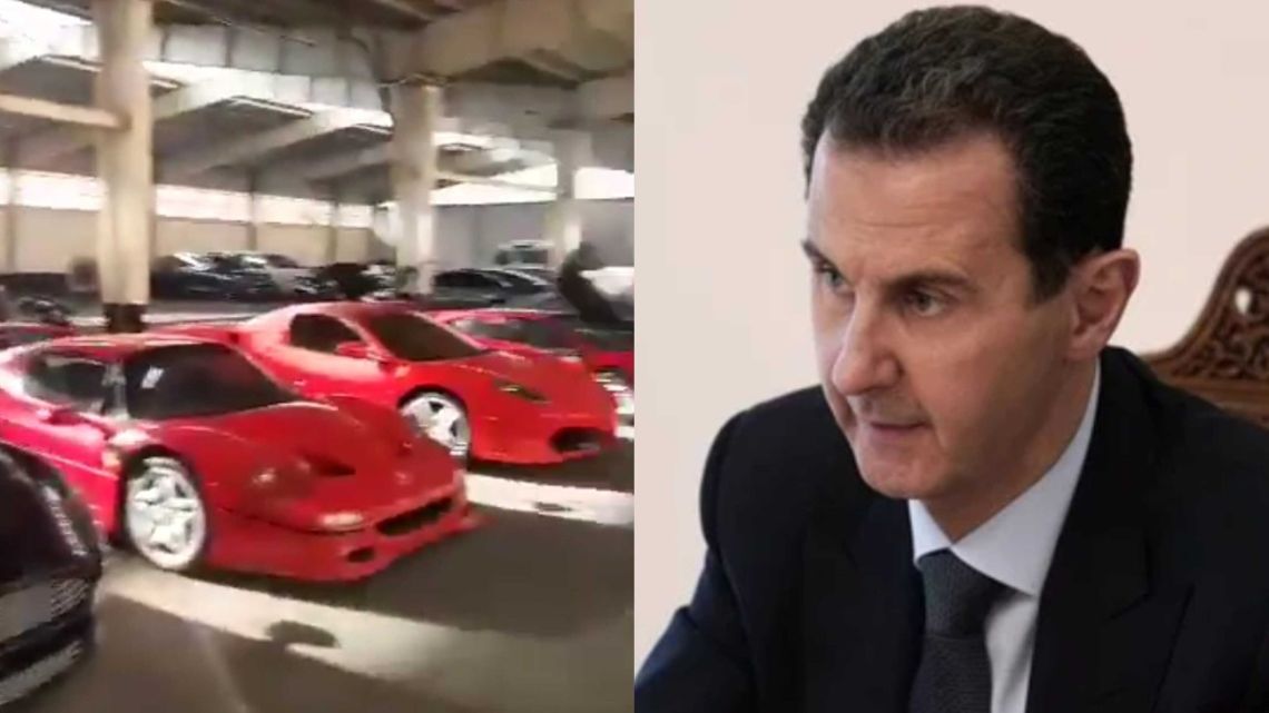 La colección de autos de lujo de Bashar al Assad que se conoció tras su caída en Siria: Ferraris ...