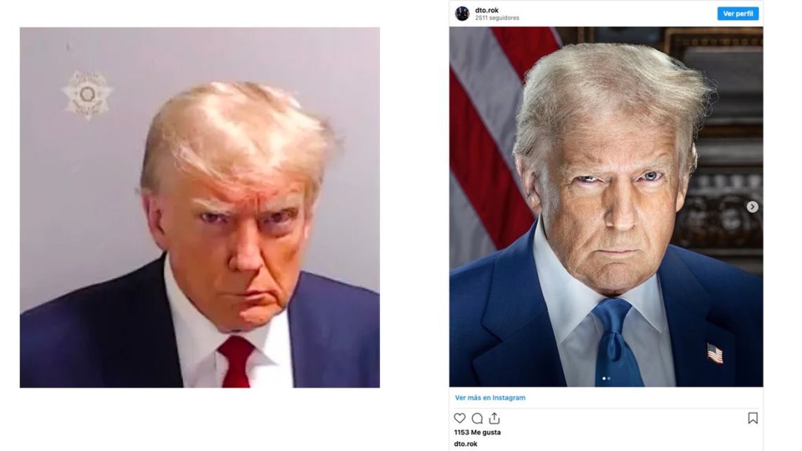 La foto oficial de Donald Trump como presidente de EEUU, ¿homenaje a su ...