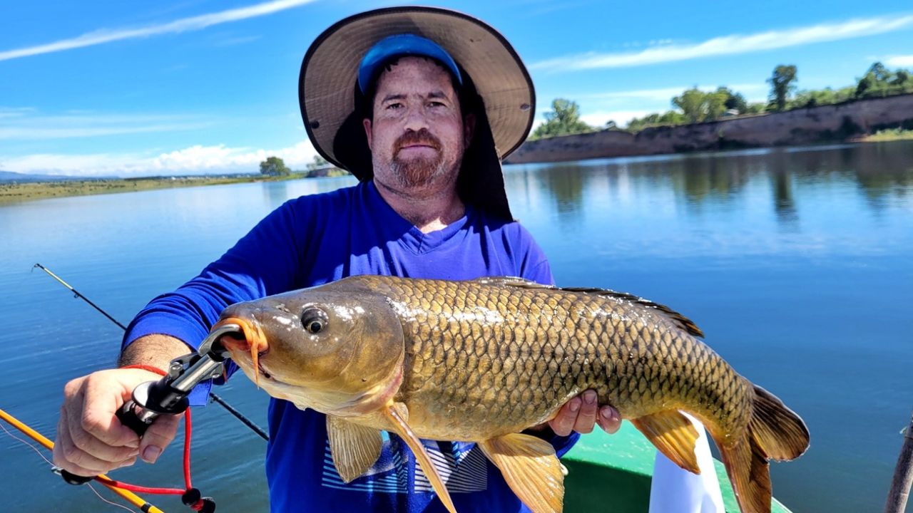 La hora de las carpas en el dique Los Molinos | Weekend