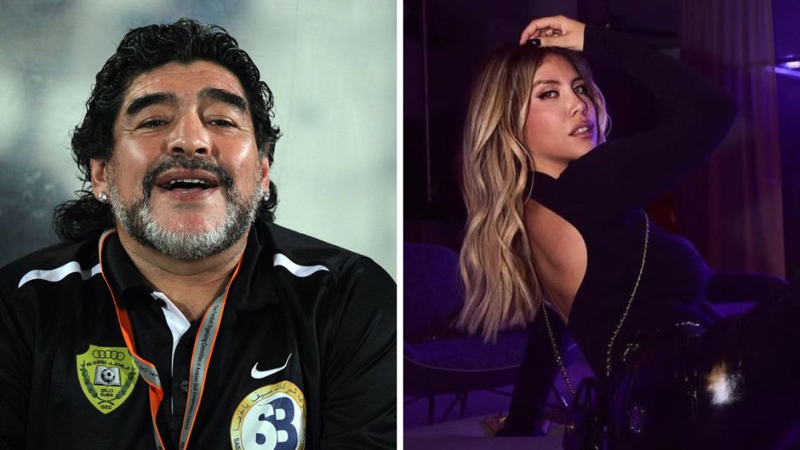 ¿En homenaje a Diego Maradona? Wanda Nara mostró cómo lucir dos ...