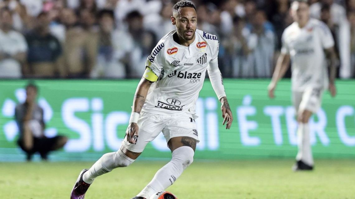 Neymar volvió a jugar en Santos: los mejores momentos de su primer ...