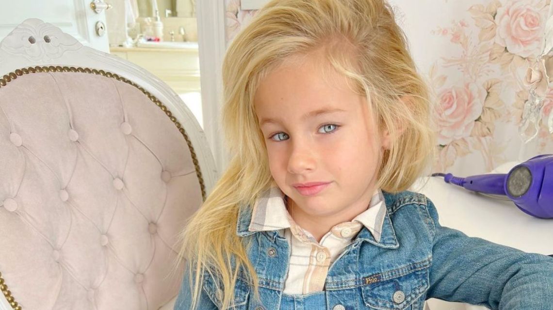 Promesa fashionista: Luciana Salazar motró el talento de su hija Matilda para confeccionar ...