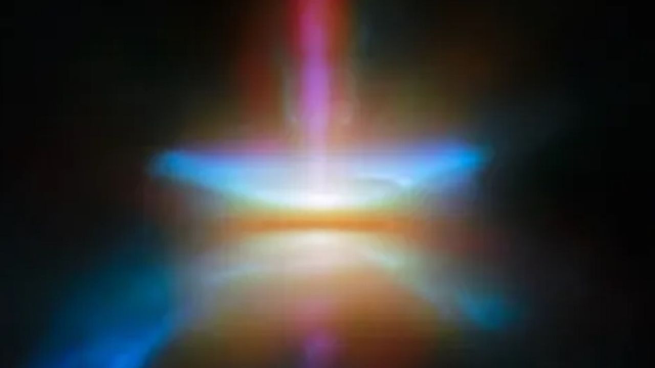 El Hubble captó el momento exacto del nacimiento de una estrella lejana ...