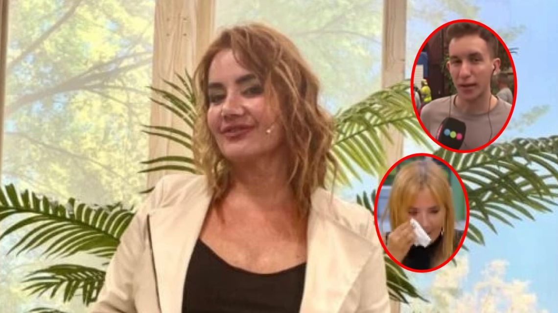Nancy Pazos se quebró al ver en vivo a su hijo Nicanor colaborando con ...