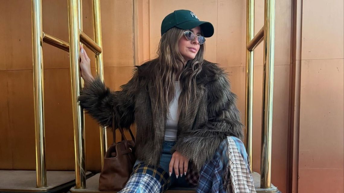 La China Suárez se sumó a la moda de los pantalones patchwork en su ...