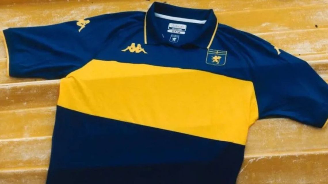 Genoa presentó su nueva camiseta en homenaje a Boca: "Está dedicada a ...