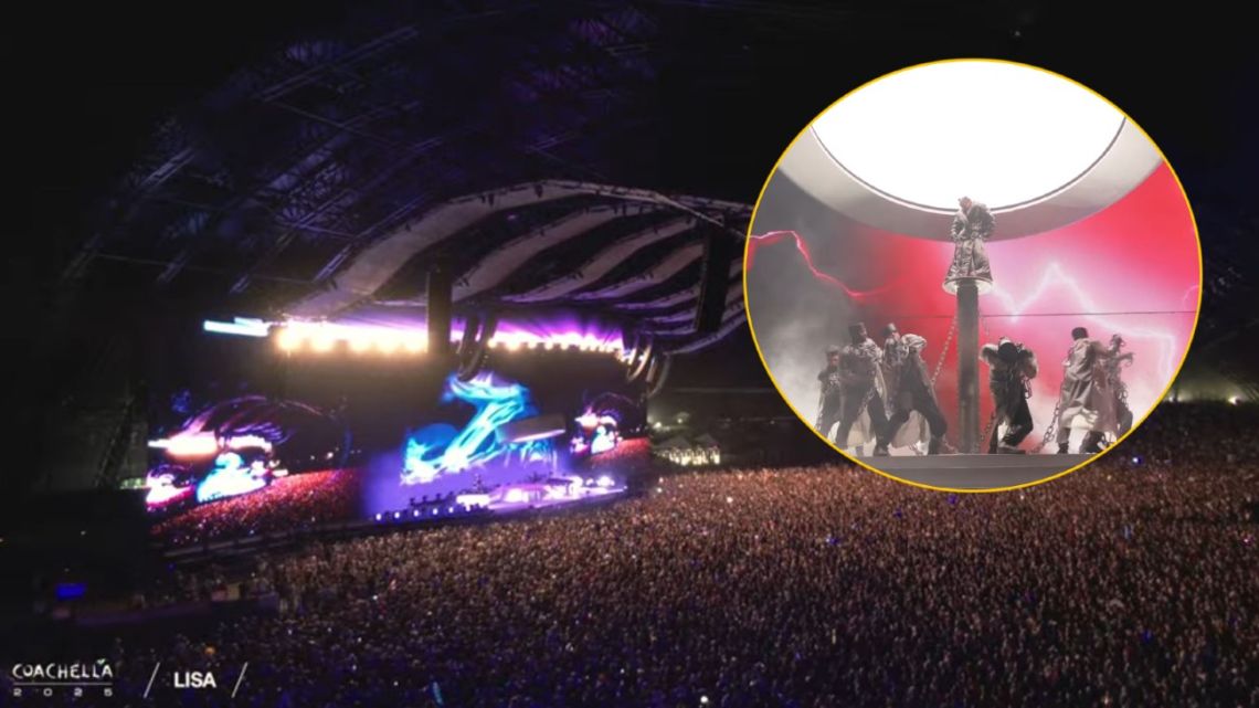 Lisa se presentó en Coachella 2025 como solista con un show sexy ...