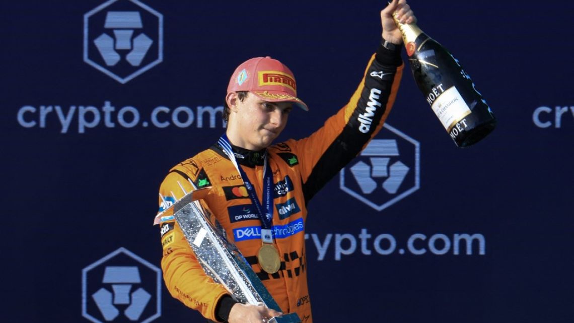 Piastri se impuso en el GP de Miami y de este modo mantuvo el liderato en el campeonato de la F1 ...