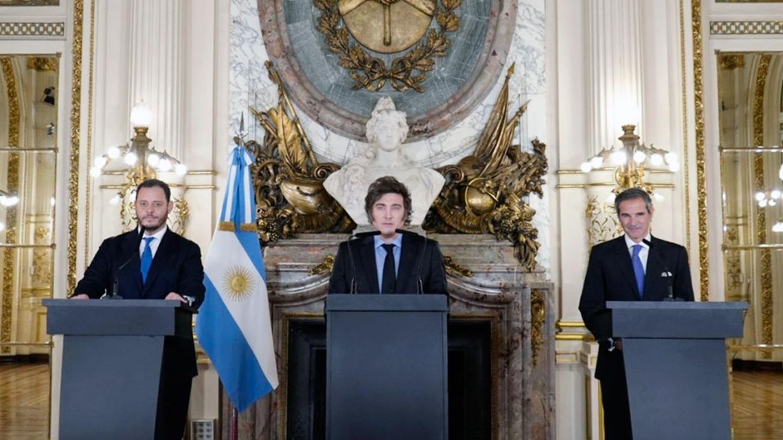 El "Plan Nuclear" que lanzaron Milei y Reidel en diciembre sigue sin ...