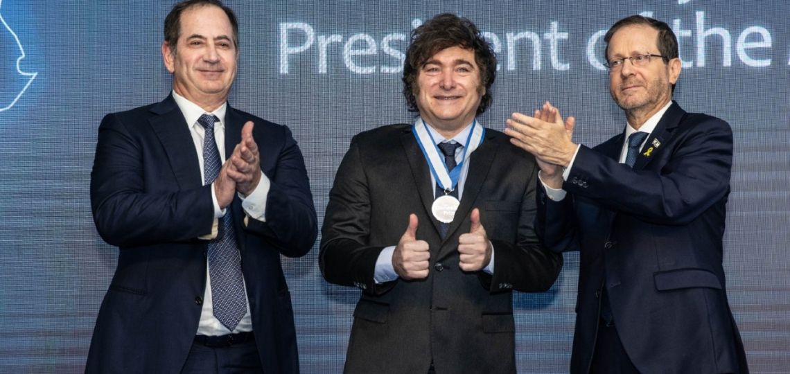 President Javier Milei honoured with ‘Jewish Nobel’ | Buenos Aires Times