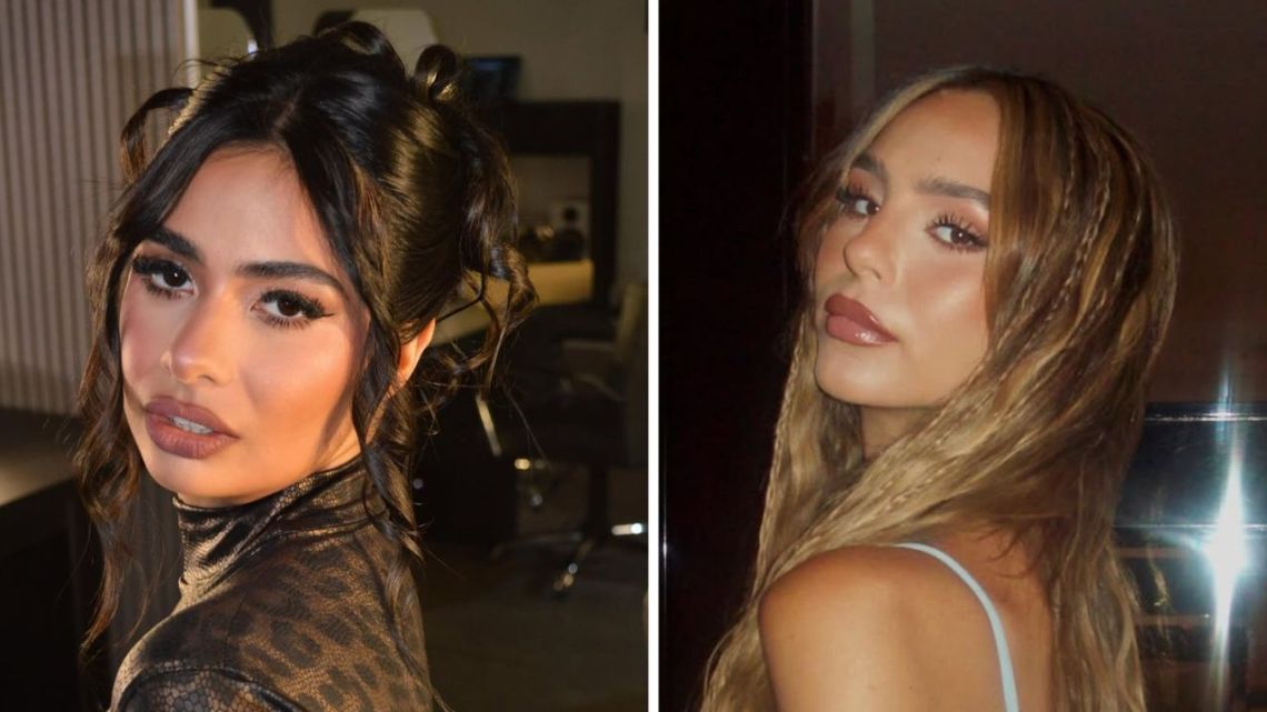 Daniela Celis y Juana Tinelli lucieron el vestido estampado de la ...