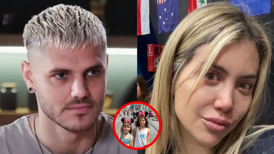 Revelaron cómo pasaron la noche las hijas de Wanda Nara y Mauro Icardi tras el escándalo en el ...