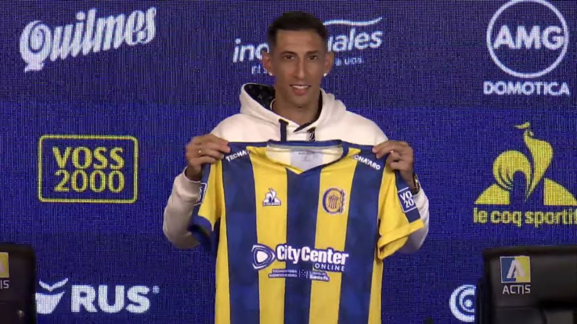 Ángel Di María es presentado en Rosario Central | 442