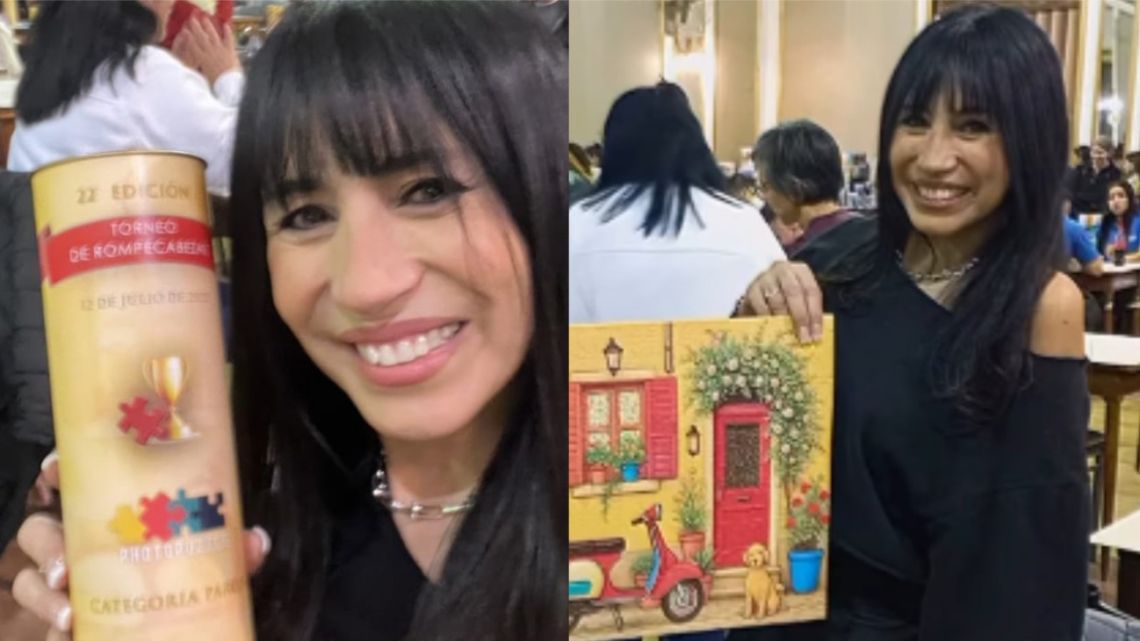 Así fue el torneo de rompecabezas del que participó Marixa Balli tras ...
