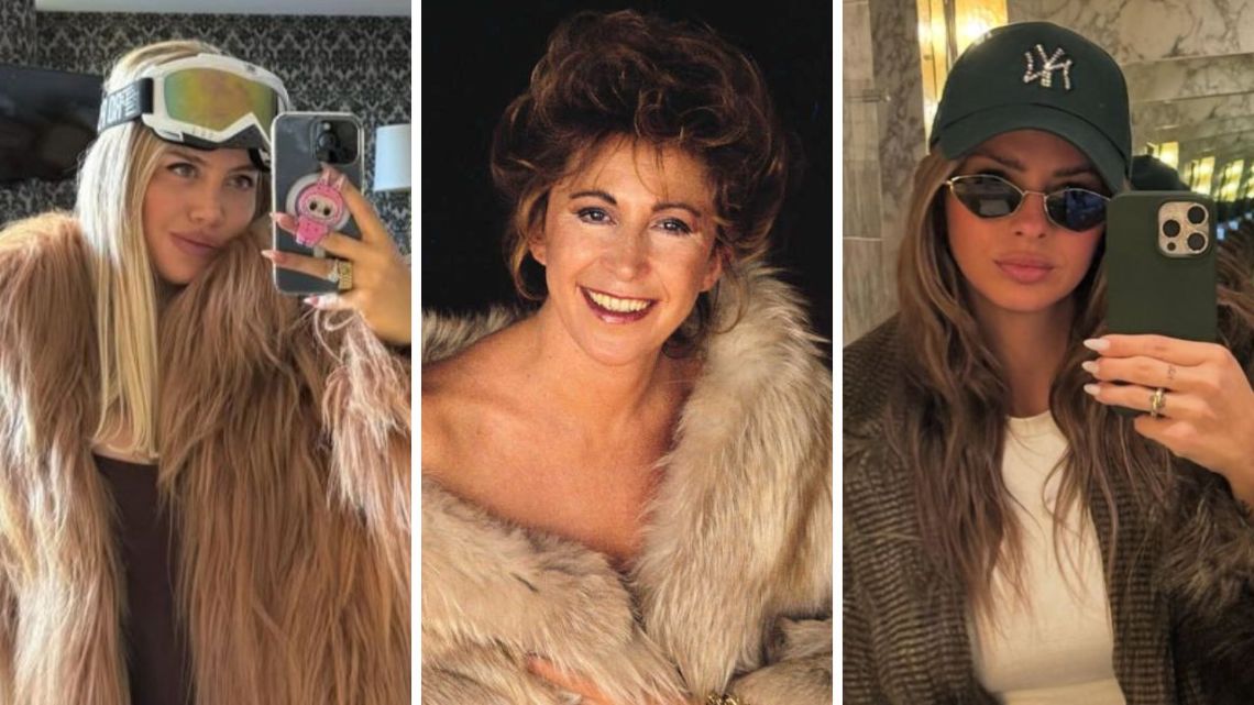 Wanda Nara y la China Suárez siguen el estilo de María Julia Alsogaray ...