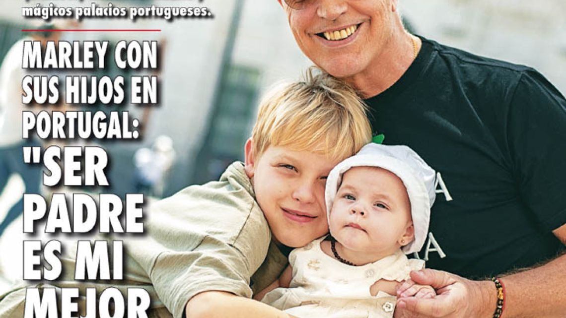 Marley con sus hijos en Portugal: "Ser padre es mi mejor papel" | Caras