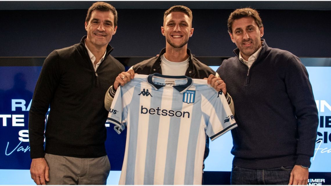 Racing anunció la llegada de Franco Pardo, su quinto y último refuerzo ...