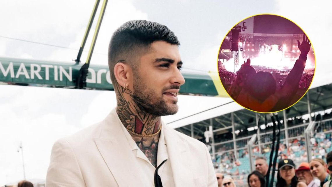 Zayn Malik publicó una foto con su hija Khai en el recital de BLACKPINK ...