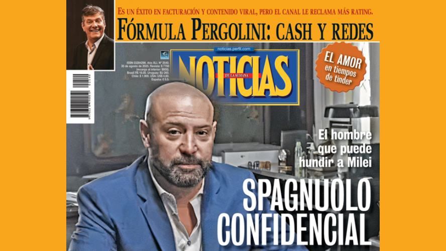 Anticipo de la tapa de NOTICIAS: Spagnuolo confidencial | Noticias
