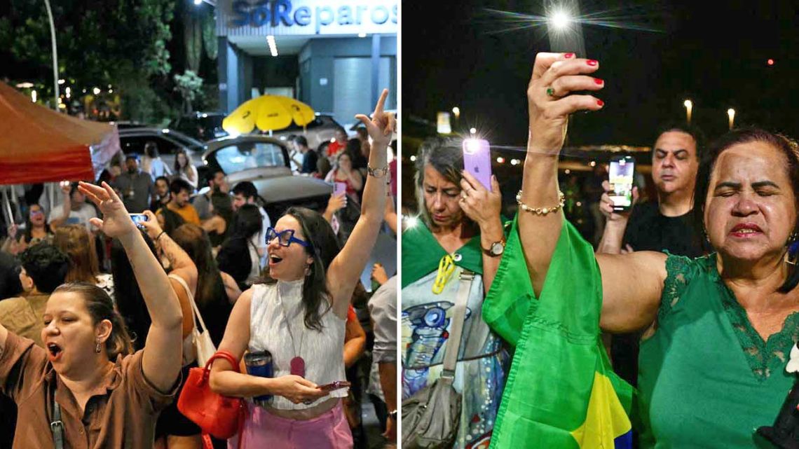 Un rayo cayó sobre una marcha pro Bolsonaro en Brasilia y dejó más de ...