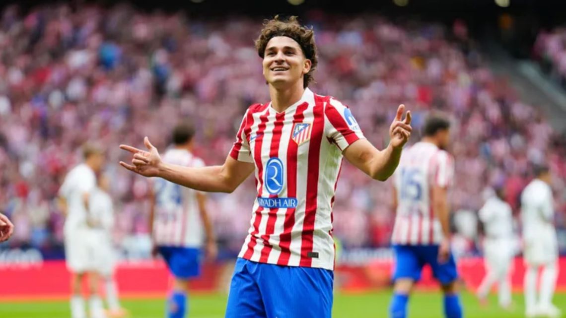 Julián Álvarez sorprendió al revelar el nombre de su primer hijo con ...