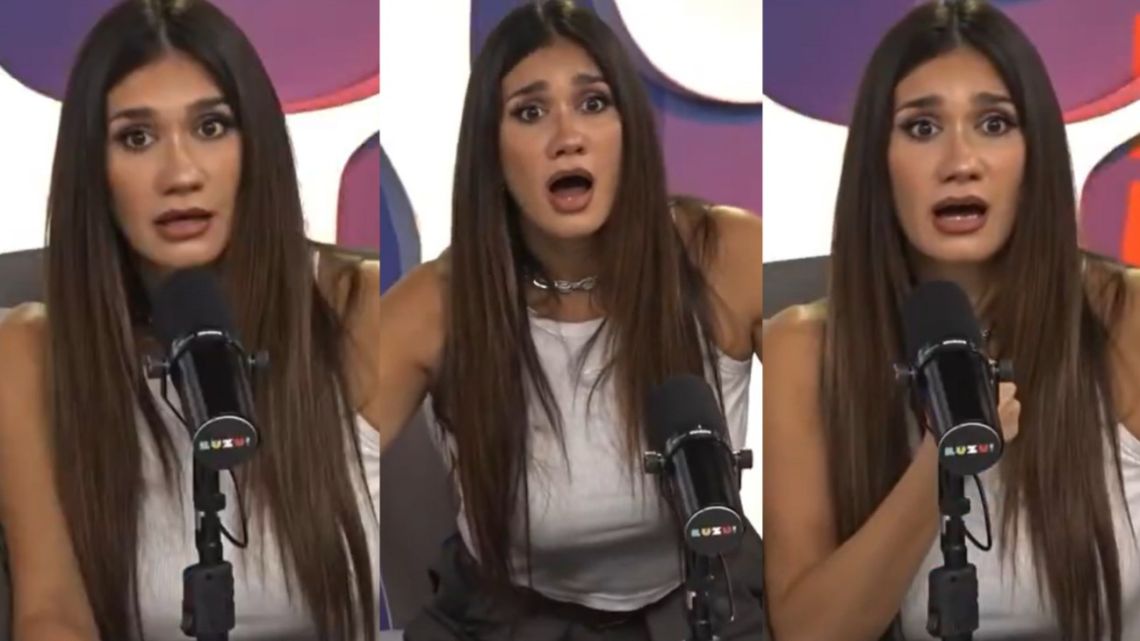 El insólito momento que vivió Momi Giardina en pleno vivo de Luzu TV ...