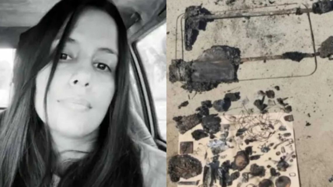 El hallazgo del dije de Cecilia entre restos quemados y la sangre en un ...