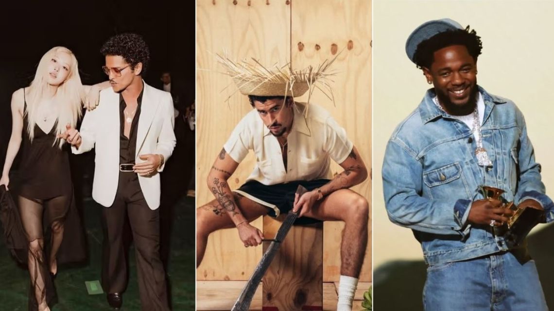 La lista completa de nominados a los Grammys 2026: Rosé, Bad Bunny ...