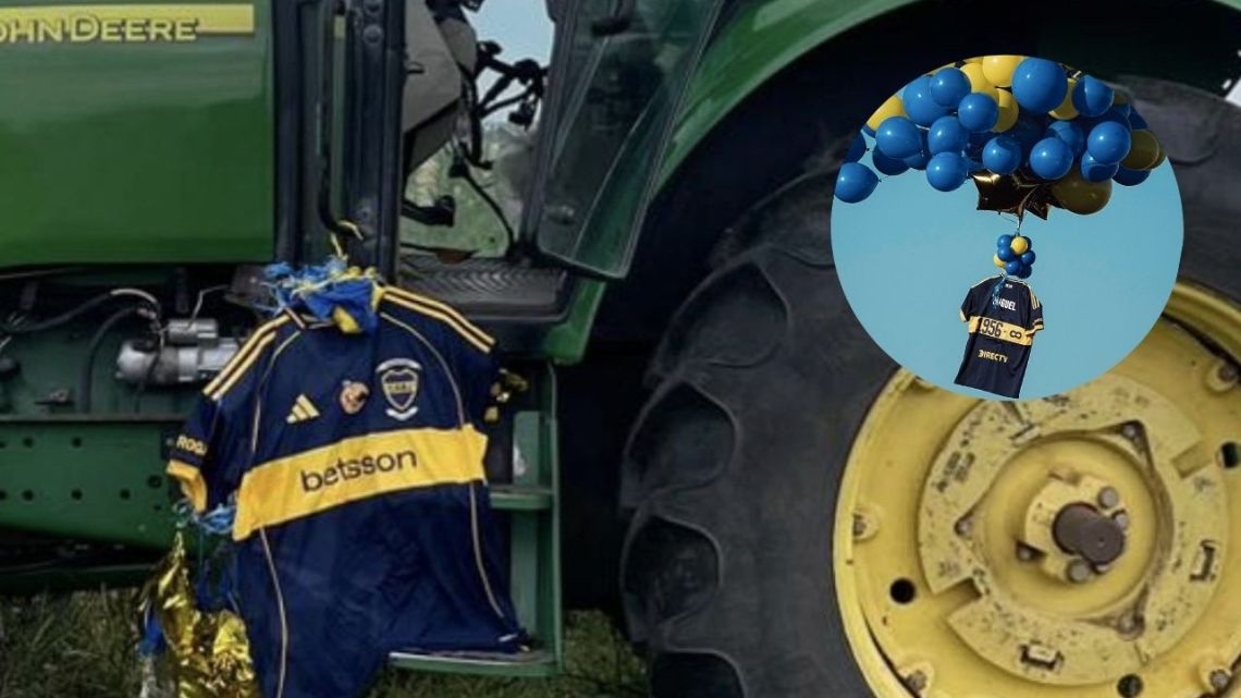 Apareció en Cañada Nieto la camiseta que Boca lanzó al cielo como ...