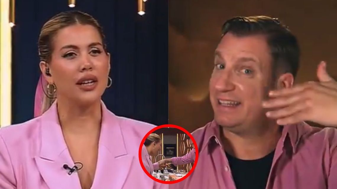 Wanda Nara le quiso comer la "galletita" a Maxi López en MasterChef ...