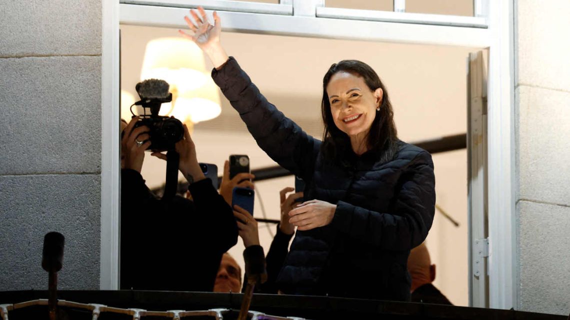 Así reapareció María Corina Machado en Oslo, tras 11 meses en ...