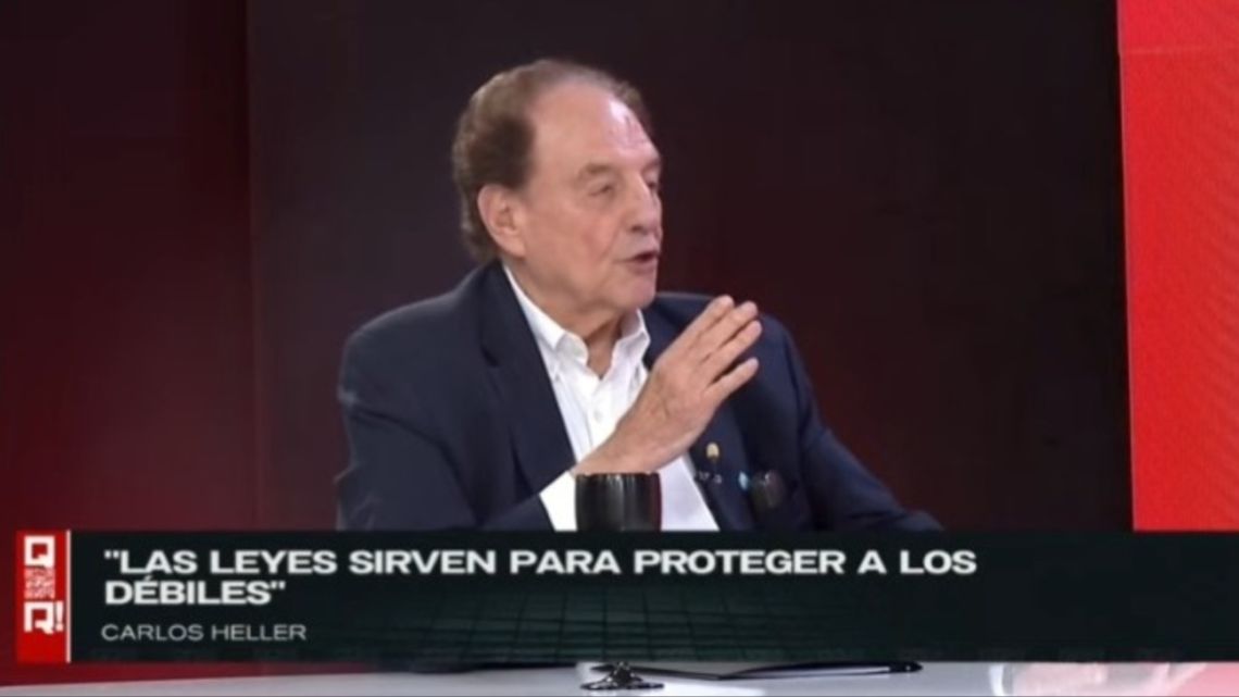 Carlos Heller visitó "QR!" y cuestionó al Gobierno por su manera de ...