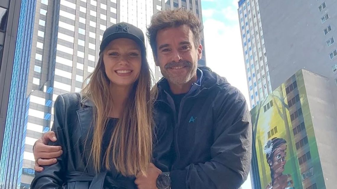 Rocío Pardo y Nicolás Cabré festejaron su aniversario pintando un ...