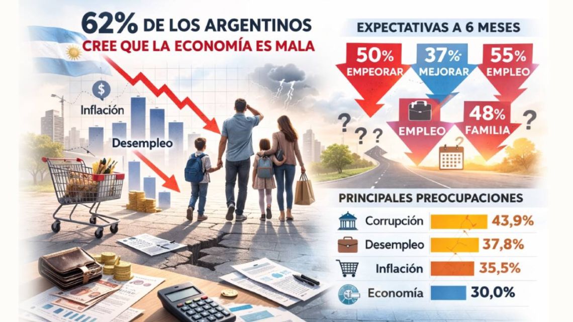 El 62% de los argentinos cree que la economía es mala y el 50% anticipa ...