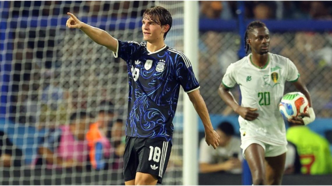 Realidad millonaria: Nico Paz brilló en la Selección Argentina y su ...