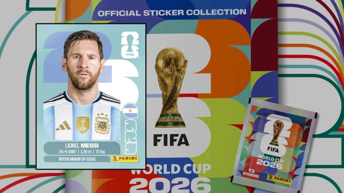 Panini lanzó la colección oficial de figuritas de la Copa Mundial 2026 ...