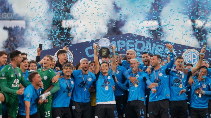 Belgrano stun River Plate to win historic first league title | Buenos ...