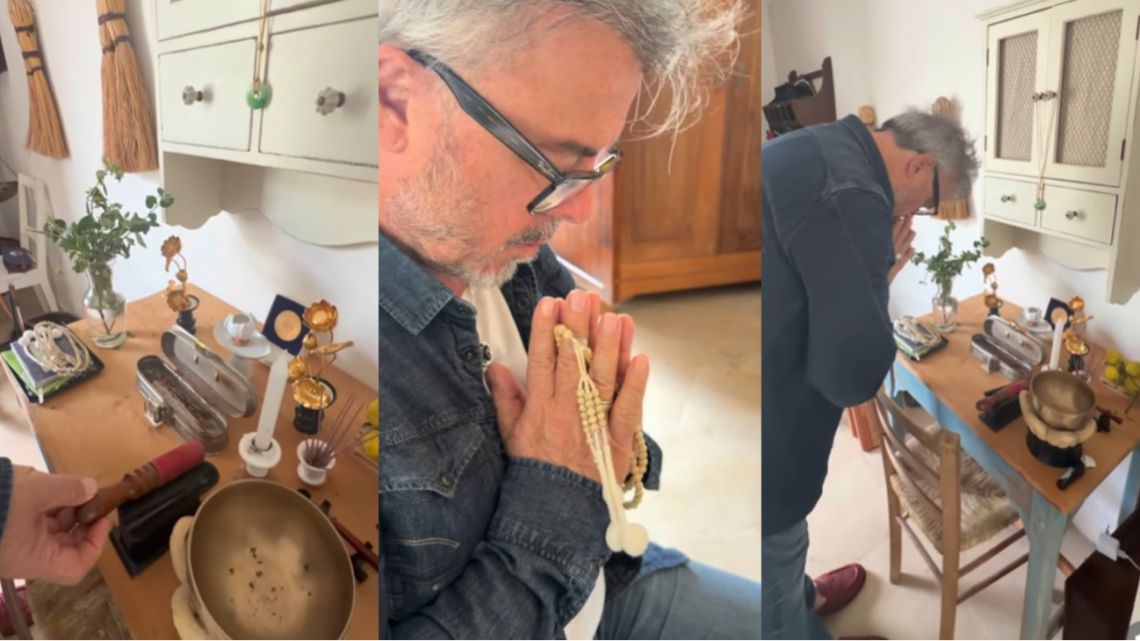 Donato de Santis explicó por qué se volvió budista y mostró sus ...