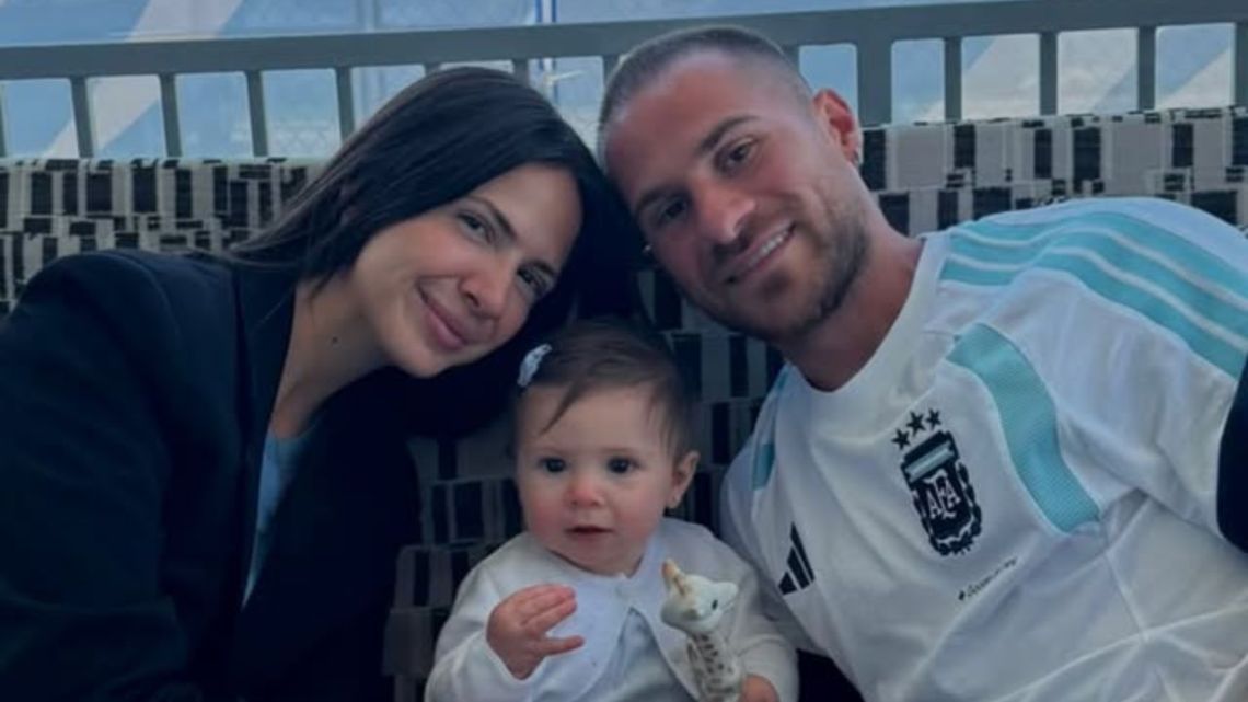 Así fue el tierno reencuentro de Ailén Cova y su hija, Alaia, con ...