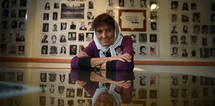 Human rights activist Taty Almeida, founding member of Madres de Plaza ...